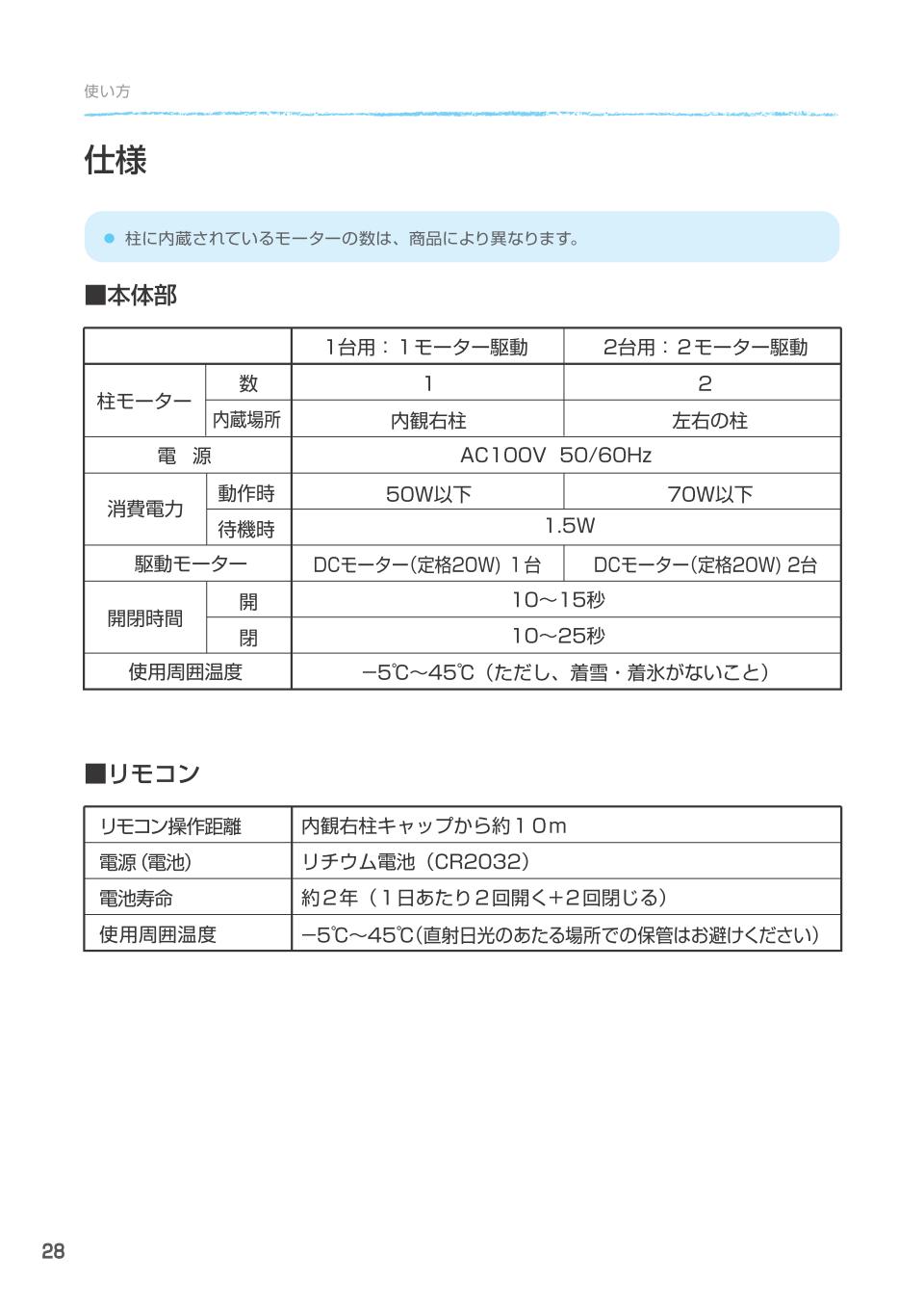 使い方・お手入れガイド｜アップゲート（電動タイプ）ID107｜使い方 - YKK AP株式会社