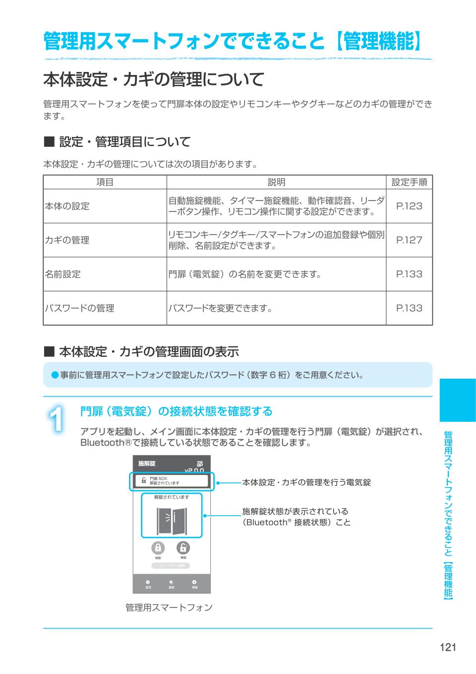 使い方・お手入れガイド｜ポケットキーID273｜管理用スマートフォンでできること【管理機能】 - YKK AP株式会社