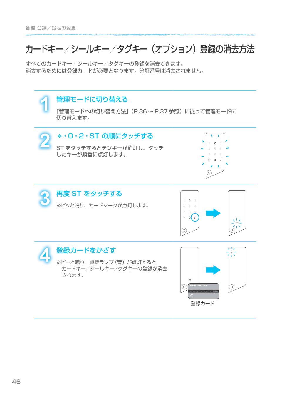 使い方・お手入れガイド｜宅配ボックス（ピタットKeyシステム）ID115｜各種登録・設定変更 - YKK AP株式会社