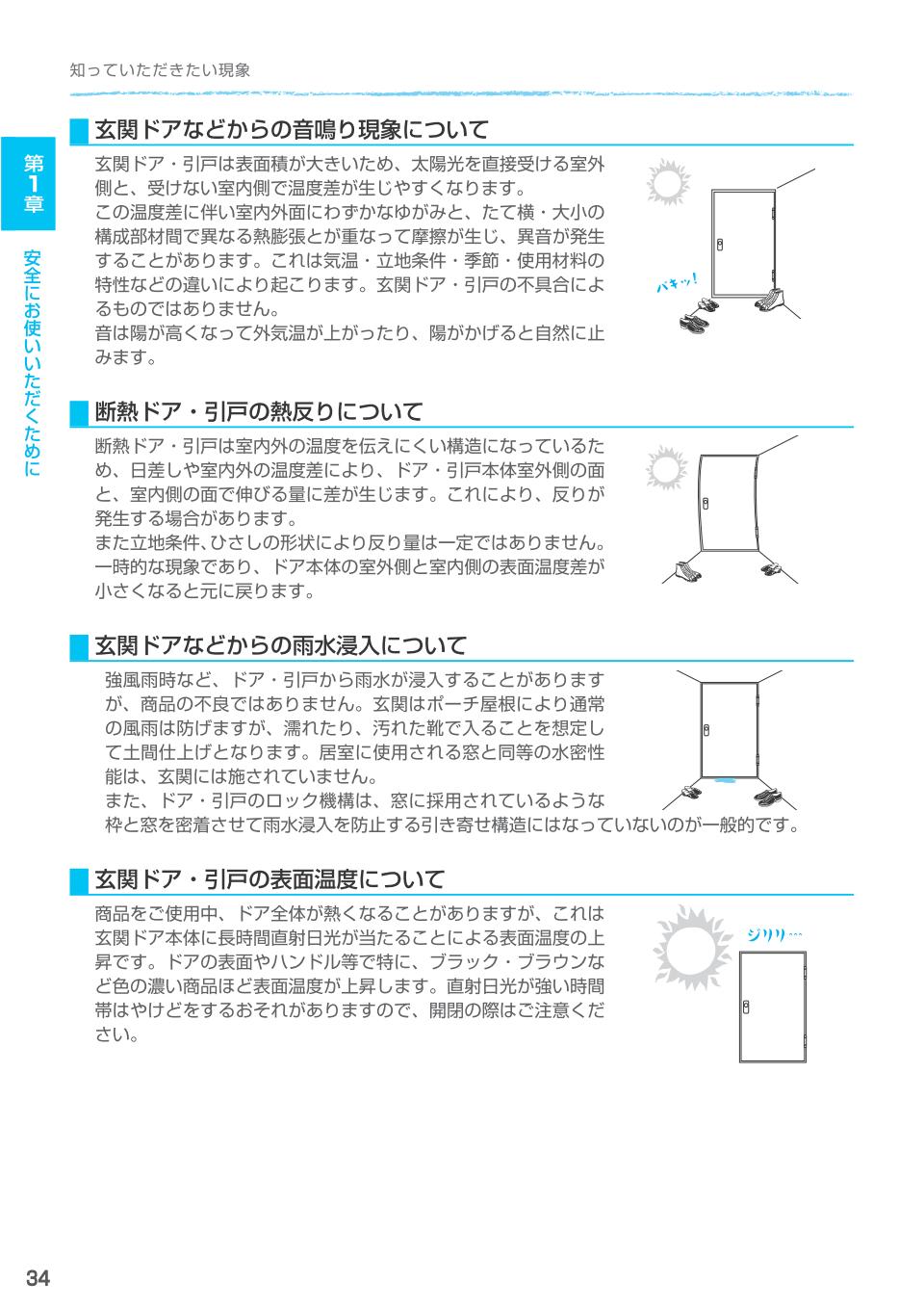 使い方・お手入れガイド｜通風ドアID121｜安全にお使いいただくために - YKK AP株式会社